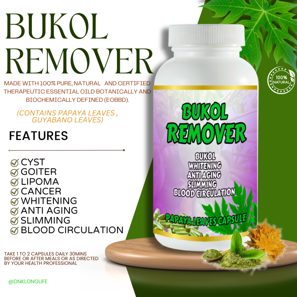 Bukol Remover 60 Capsules- Natural Relief for Lumps/Bumps/swelling/cyst ...