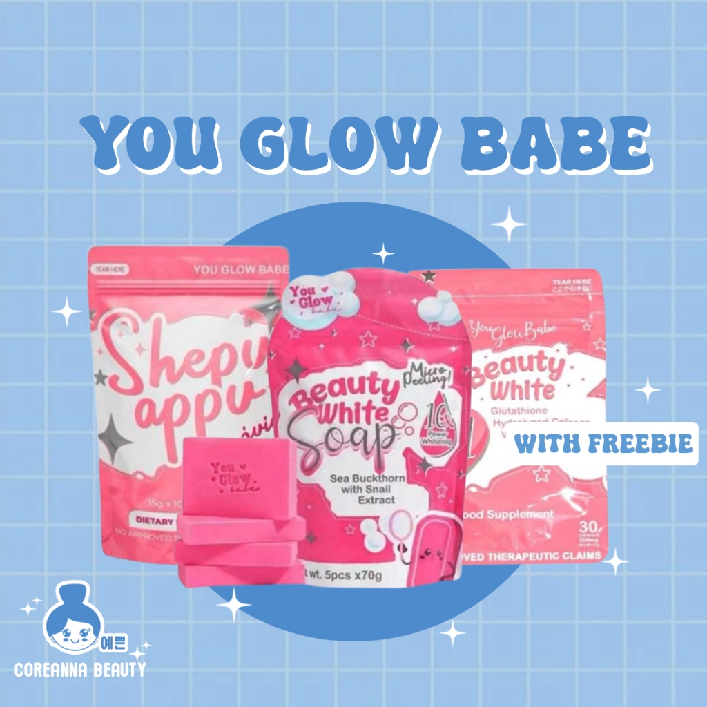 YOU GLOW BABE Boobie Bum Pure Gluta Beauty White Shape Up Shepu Apu ...