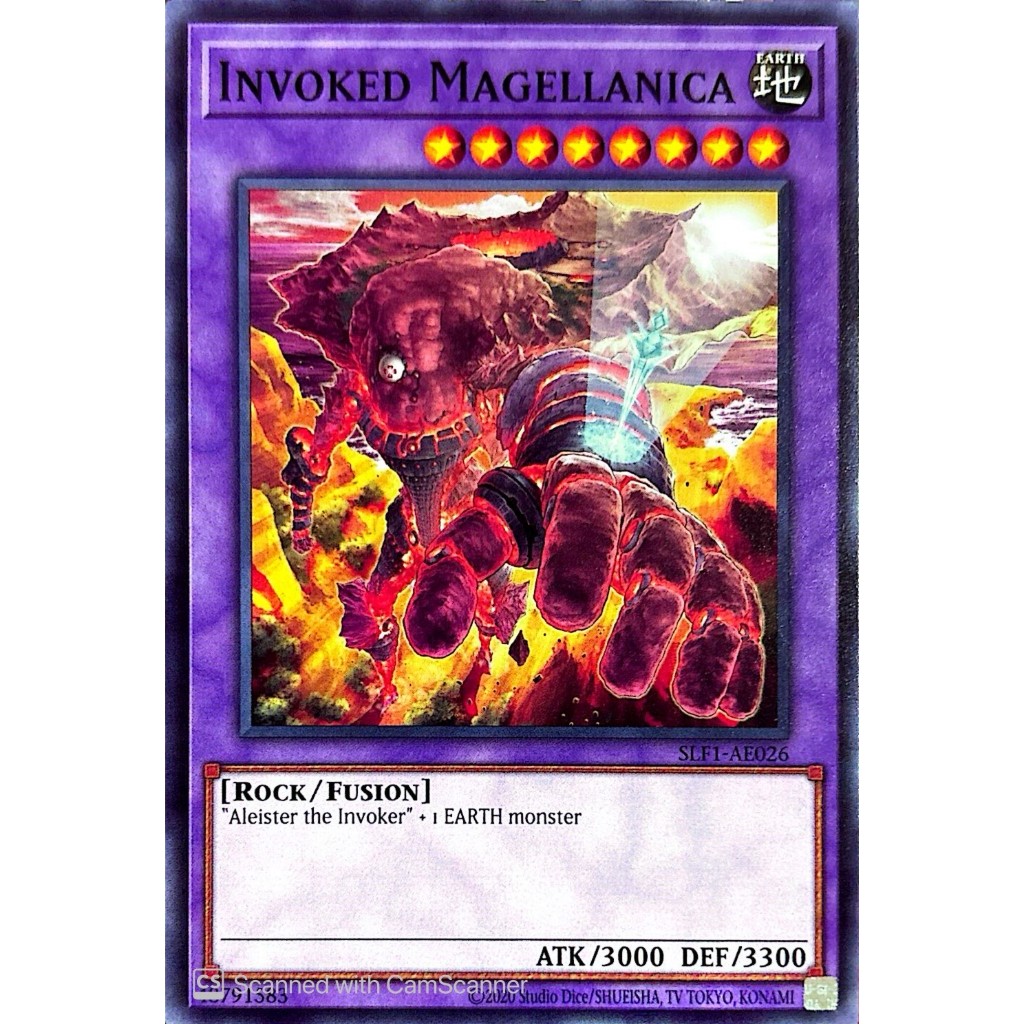 SLF1-AE026 Invoked Magellanica N SR YUGIOH CARD | Shopee Philippines