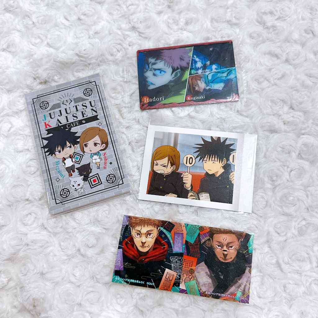 OFFICIAL Jujutsu Kaisen JJK Paper Merch Card Memo Set Itadori Yuji ...