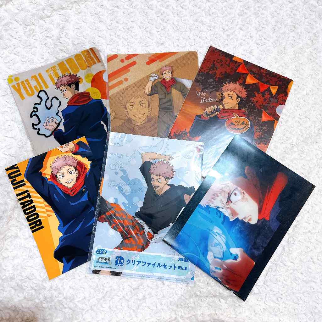 OFFICIAL Jujutsu Kaisen JJK Clear File Folder Poster Board Key Visual ...