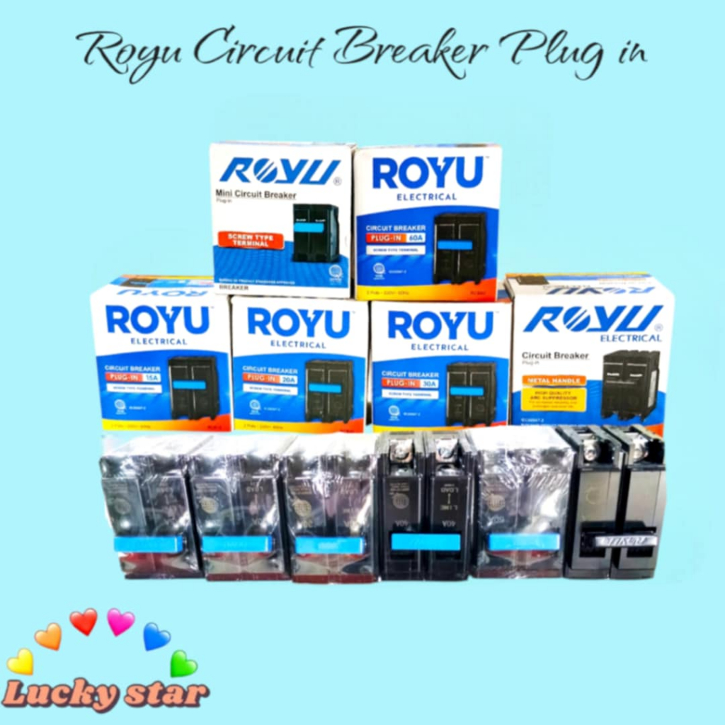 Mini Circuit Breaker ROYU / Plug-In / 100% Original Product 15A,20A,30A ...