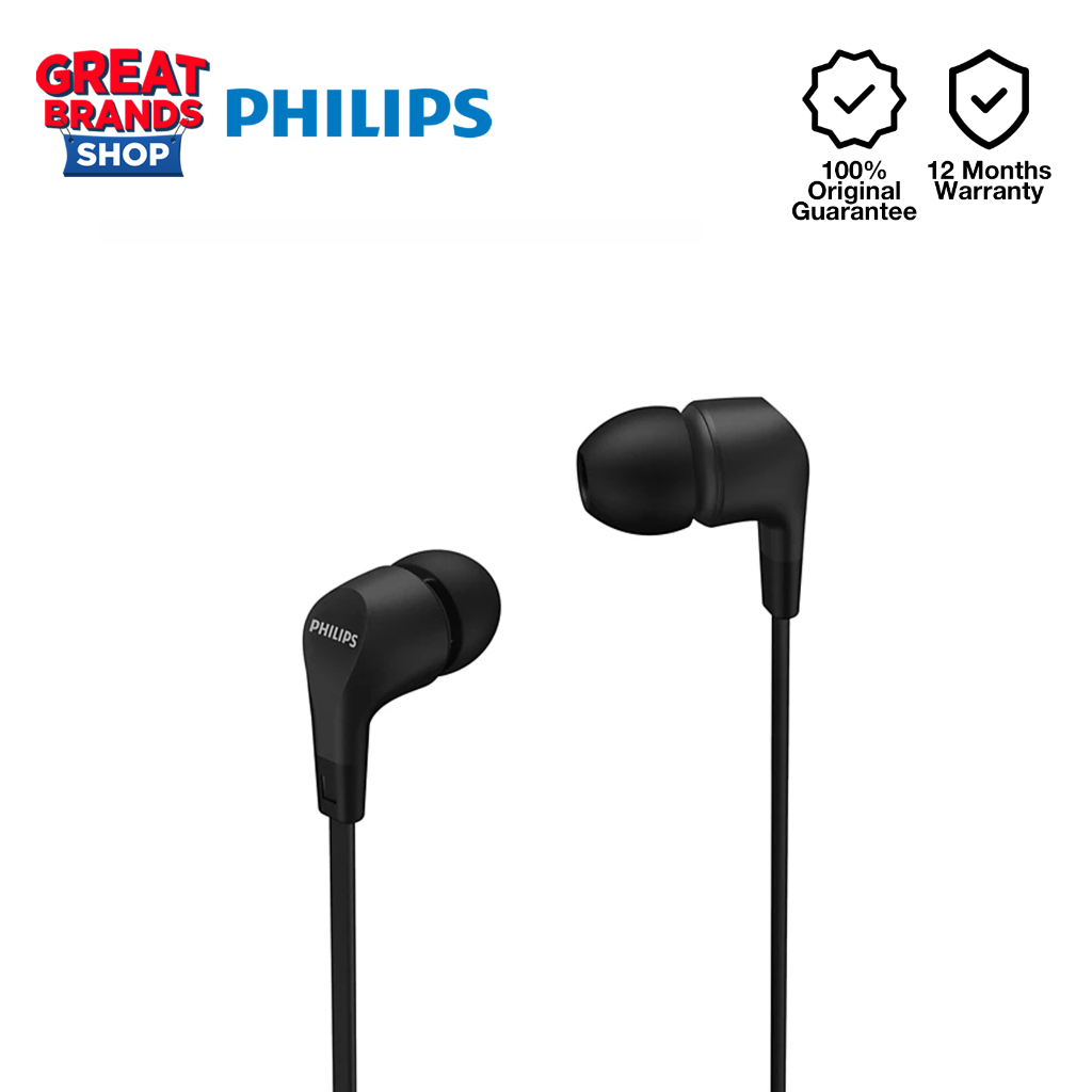 Philips TAE1105 In-Ear Wired Headphones | Shopee Philippines