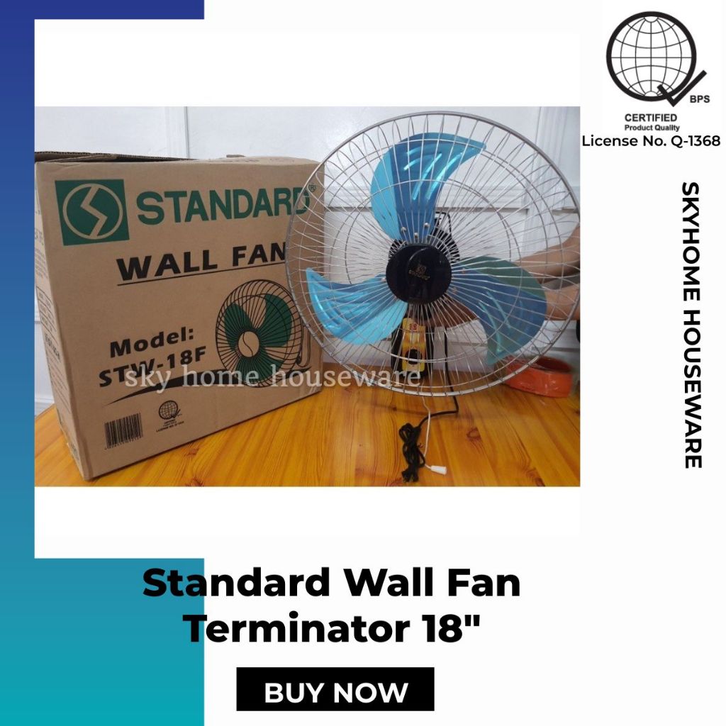 Standard Wall Fan Terminator -Metal Type Fan -18 Inches (STW-18F ...