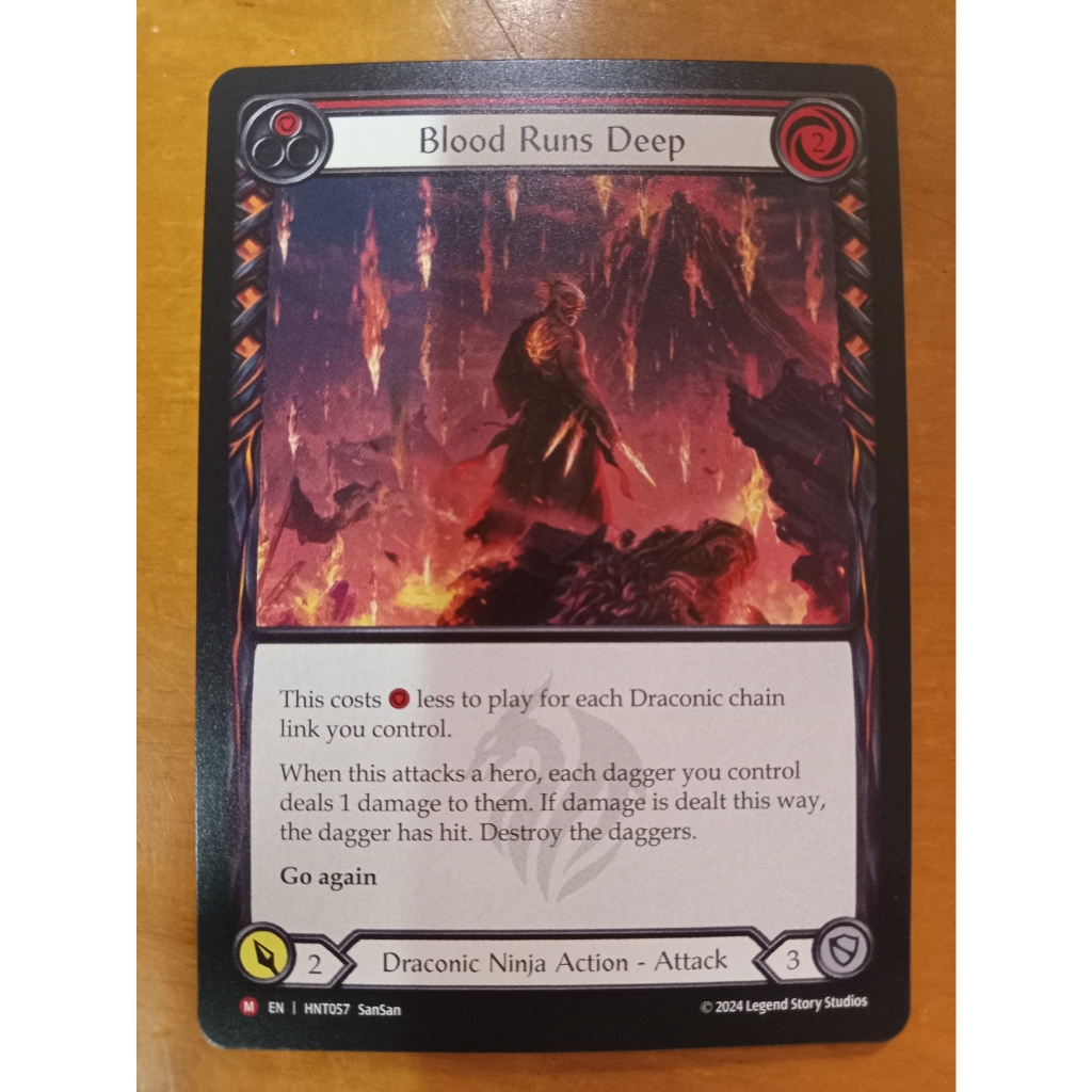 FAB Blood Runs Deep Majestic HNT The Hunted Flesh and Blood TCG English ...