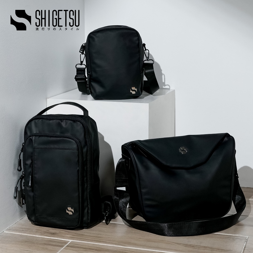 Shigetsu Pro Nylon Backpack and Slingbag Collection for Men 14 INCHES Laptop Bag Backpack for ...
