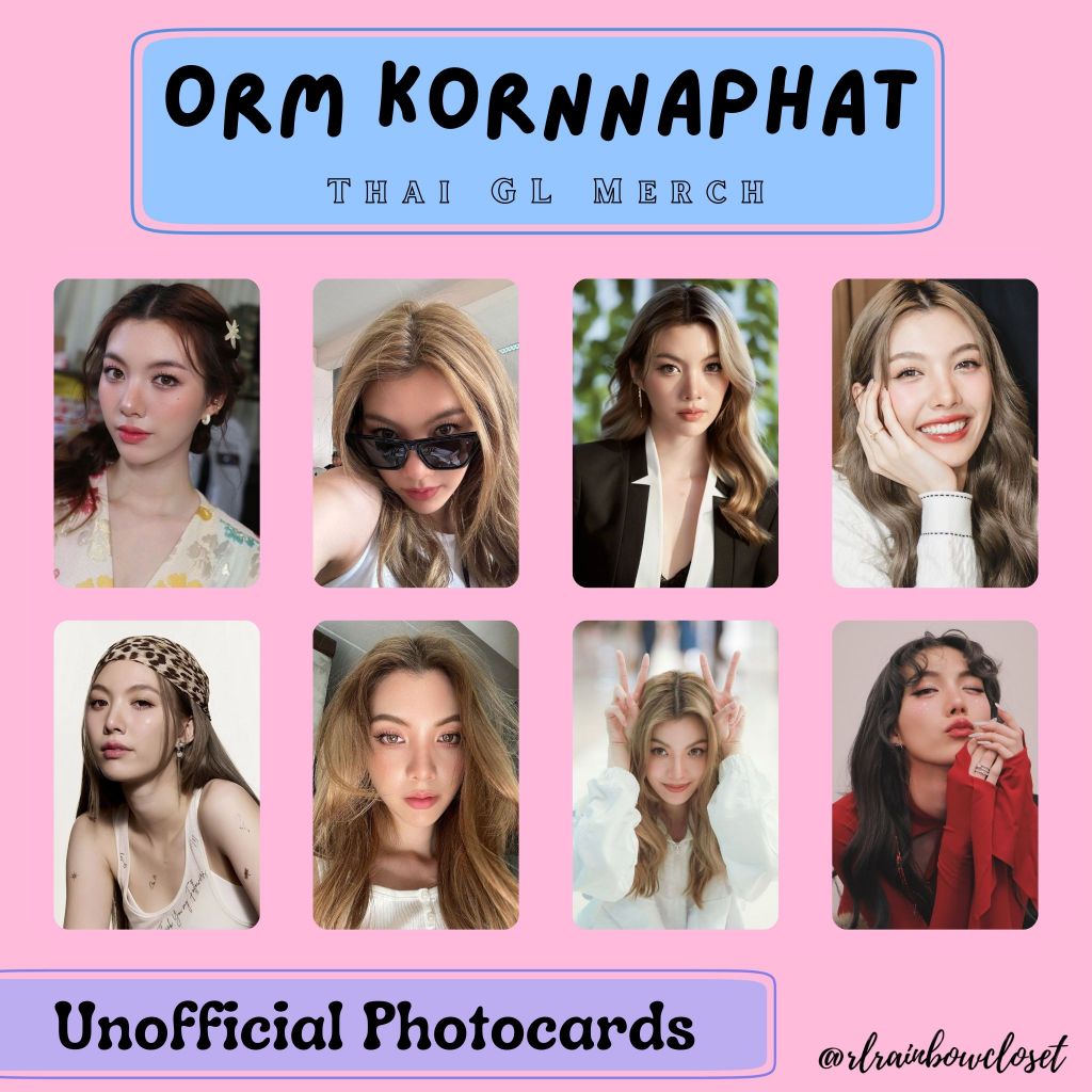 Thai GL Orm Kornnaphat Photocards LingOrm The Secret of Us the Series ...