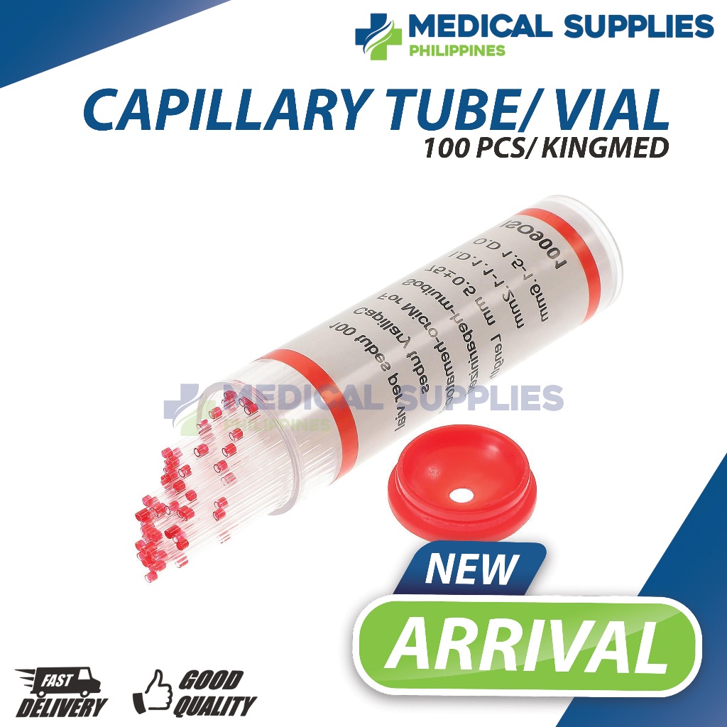 Capillary Tube – RED & BLUE (100's per Vial) | Shopee Philippines