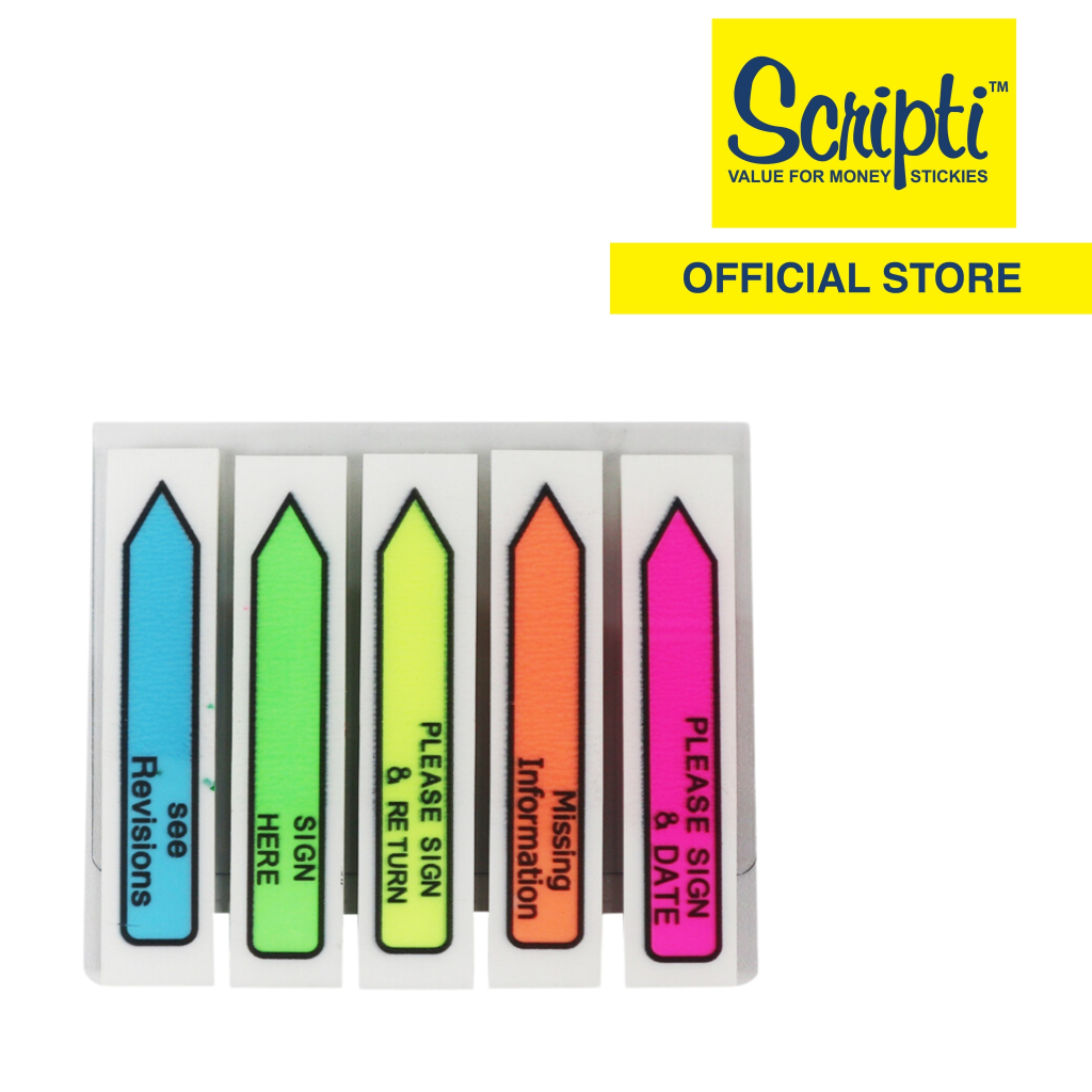 SCRIPTI Tape Flag with Prints | 48x12mm | 5c | 45639 | Shopee Philippines