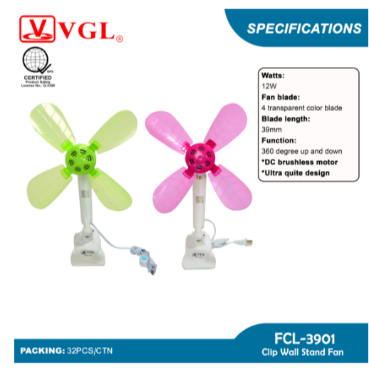 VGL CLIP FAN 3N1 ( FCL4 3901 ) | Shopee Philippines