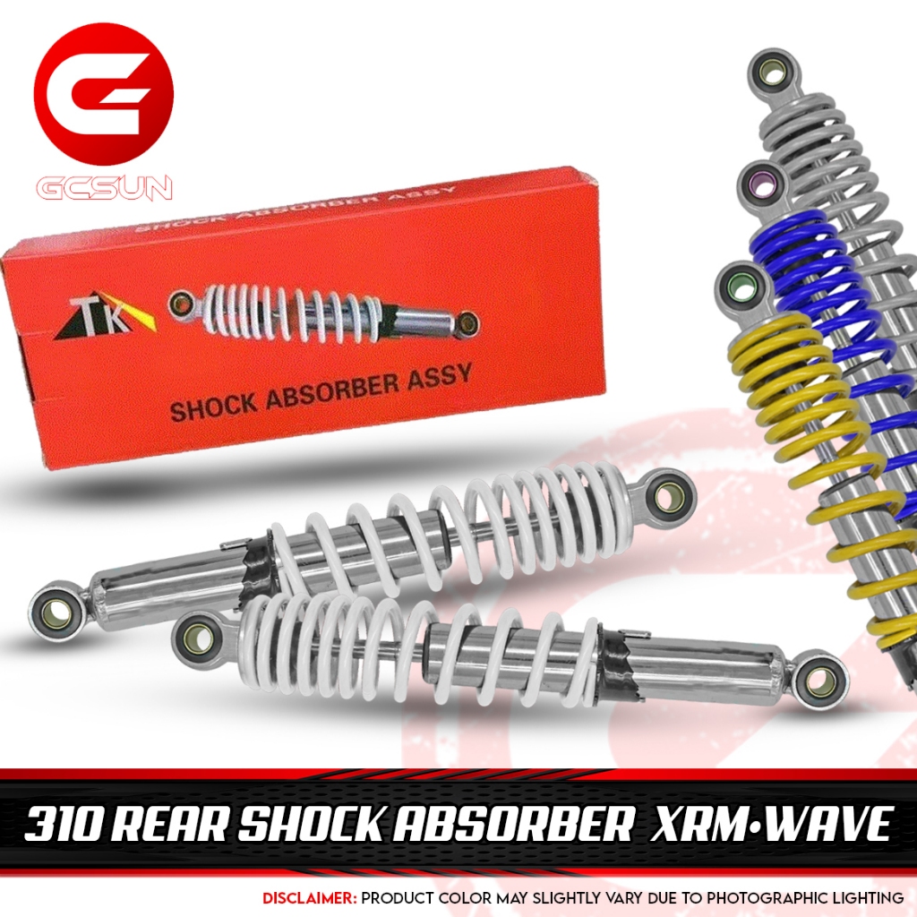 REAR SHOCK ABSORBER 310MM FOR XRM/WAVE - GCSUN MOTORCYCLE | Shopee ...