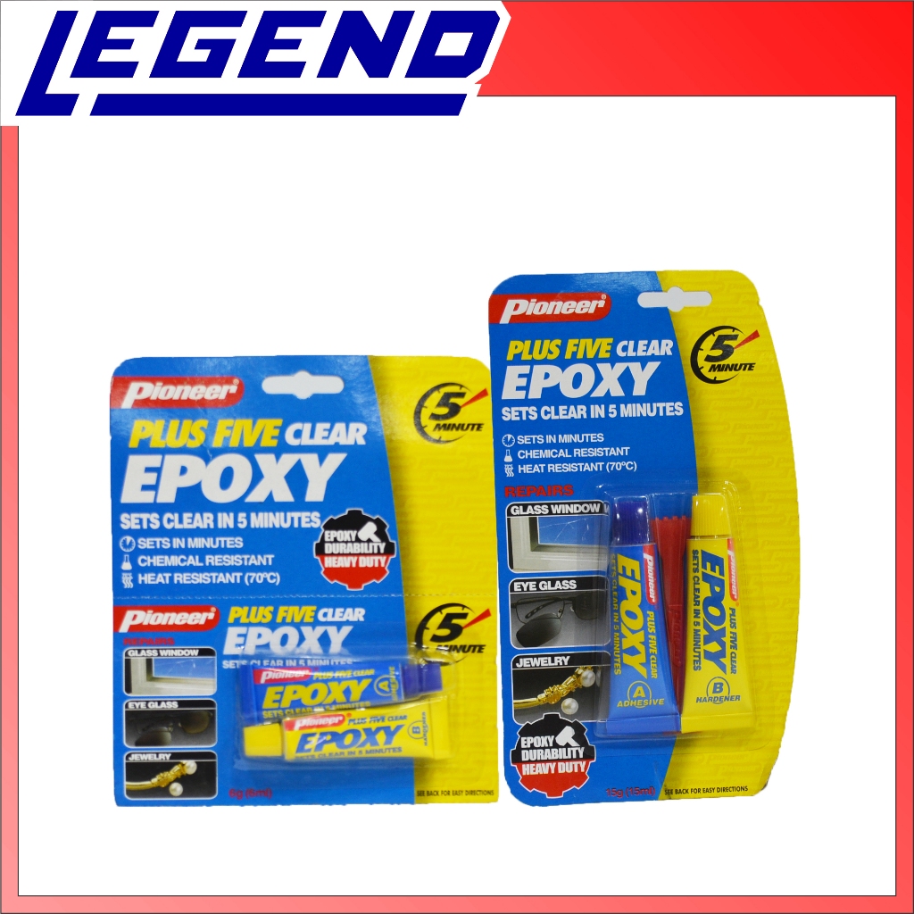 Pioneer Plus Five Clear Epoxy | Shopee Philippines