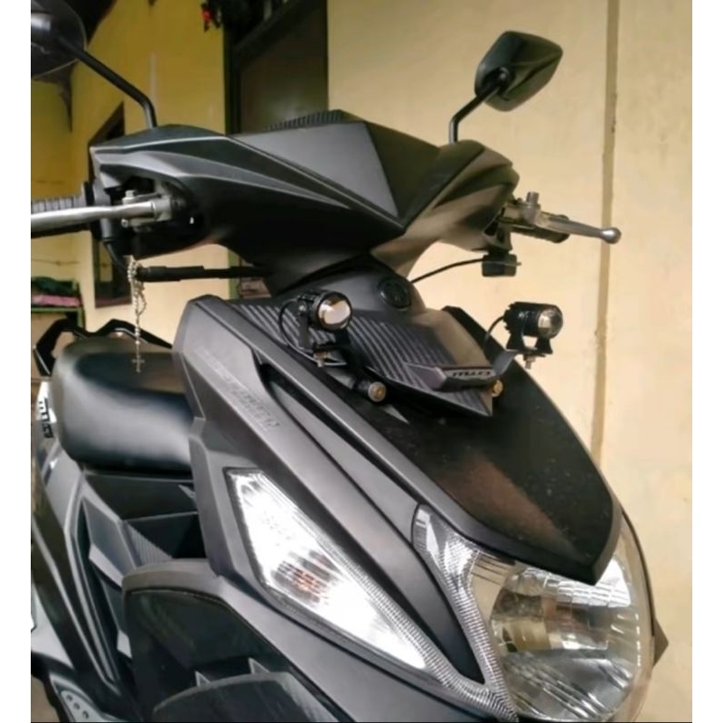 Yamaha Mio I 125/M3 Mini Driving Light Bracket by Donberto Stainless ...