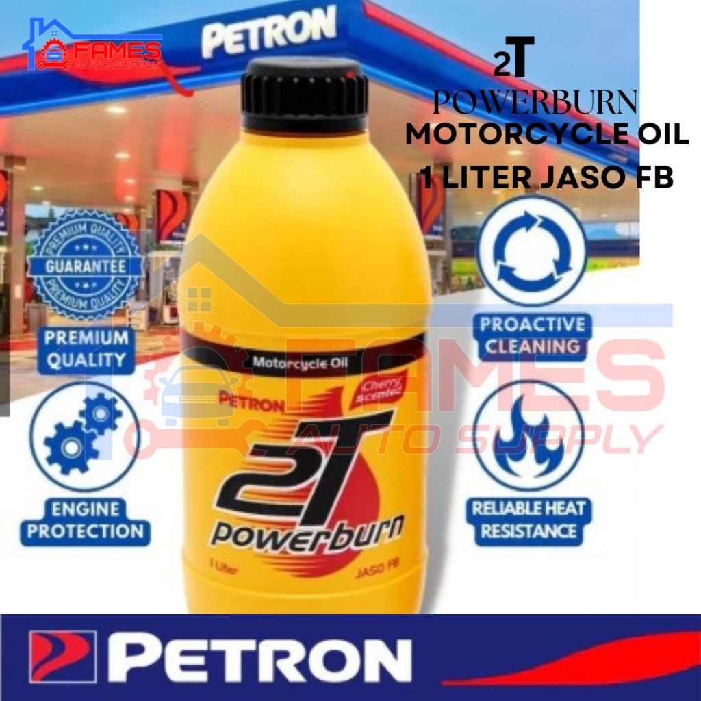 PETRON 2T OIL POWERBURN 1 LITER | Shopee Philippines