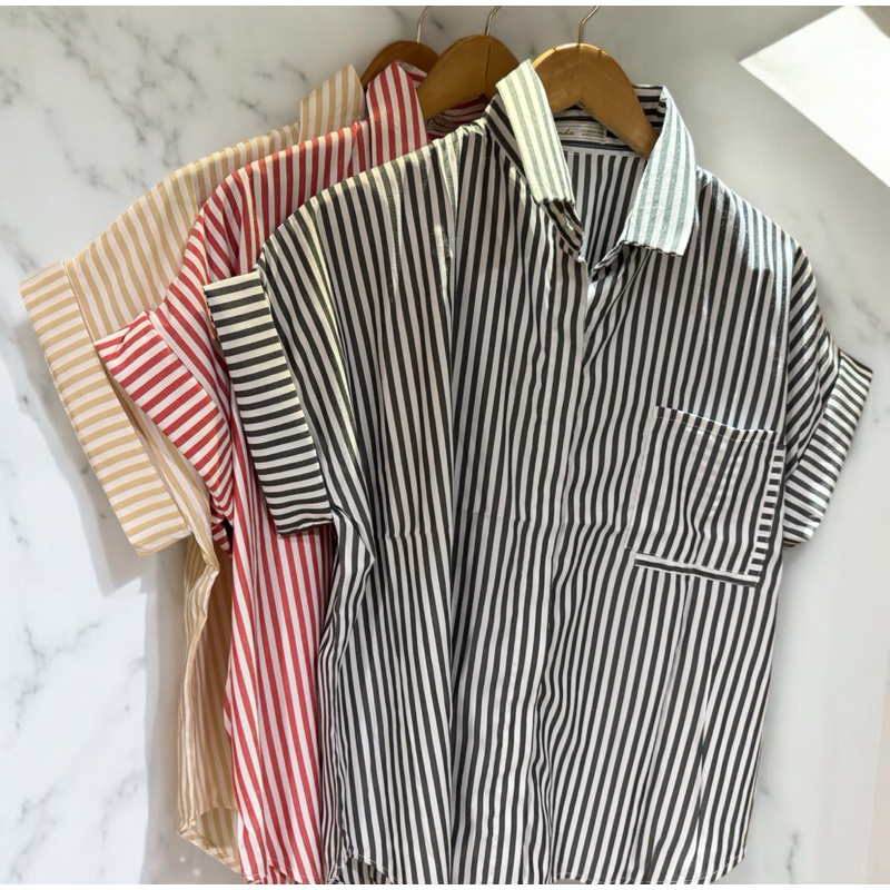Basic Stripes Collar | Shopee Philippines