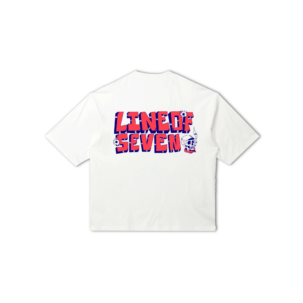 Line of Seven Helm Tee (white) | Shopee Philippines