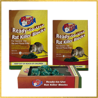 Pest Off! Ready-To-Use Rat Killer Blocks 50g and 100g | Shopee Philippines
