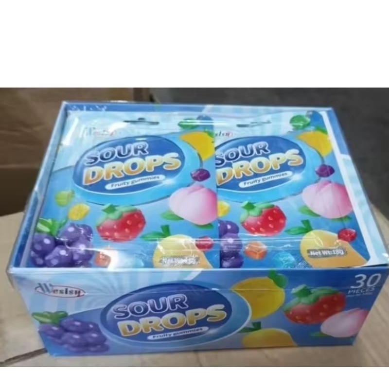 Sour Drops Fruity Gummy Candy 30pcs | Shopee Philippines