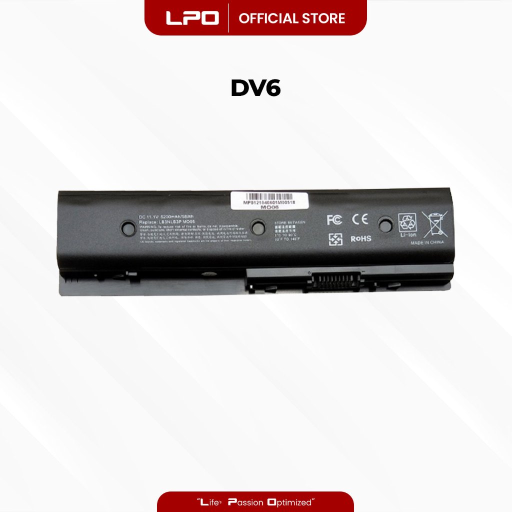 LPO Laptop Notebook Battery DV6 MO06 Compatible With HP DV7-7099 DV6 ...