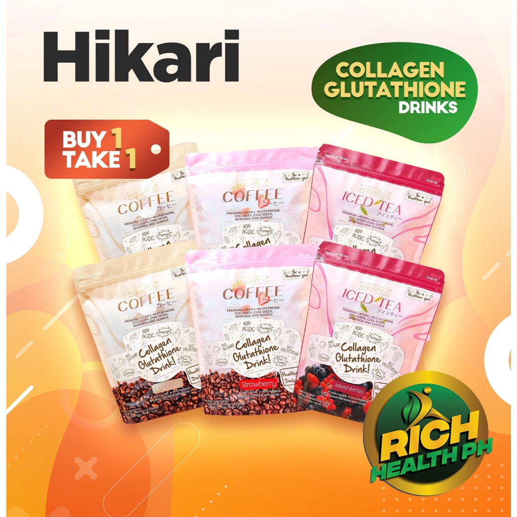 Hikari Coffee Premium Japan Glutathione, Collagen, Chia Seeds, Moringa ...
