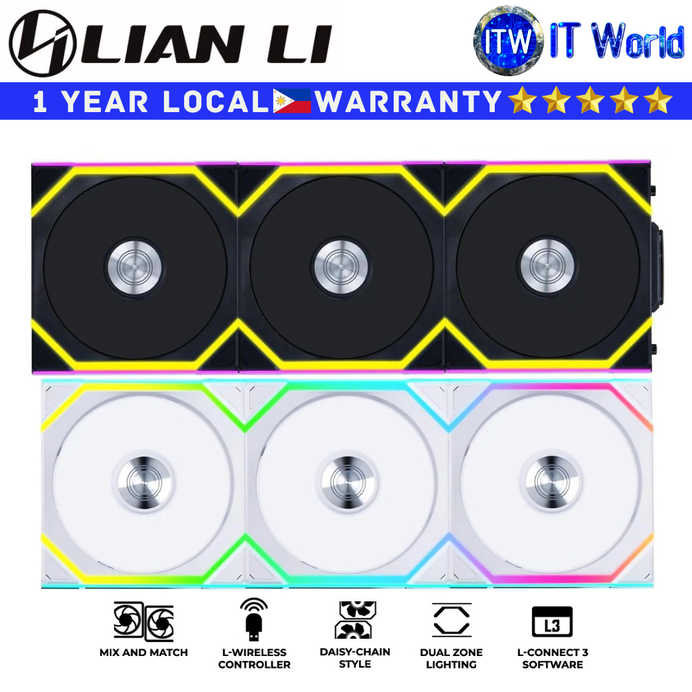 Itw | Lian Li Computer PC Fan UNI FAN SL Wireless 120 Fluid Dynamic ...
