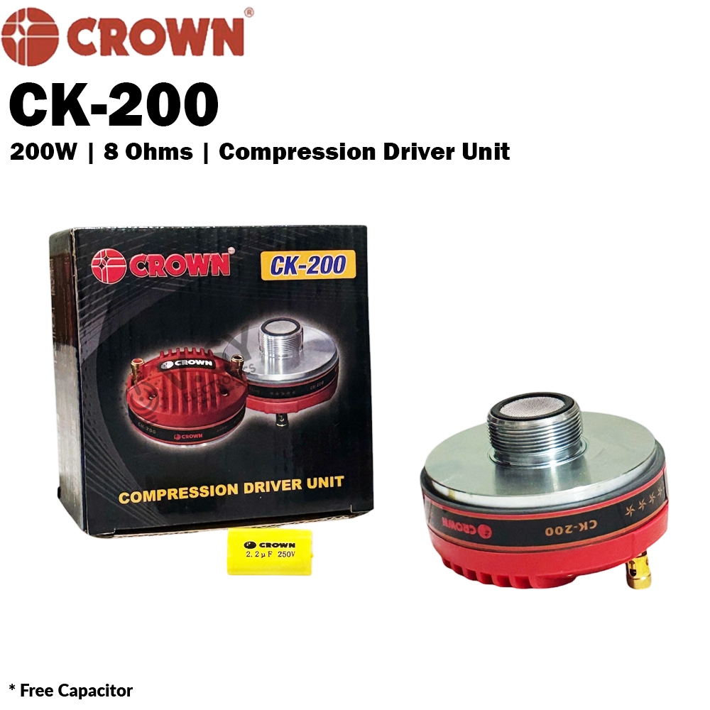 2023 Original Crown CY-300 / CK-300 300W 8 Ohms Compression Driver Unit ...