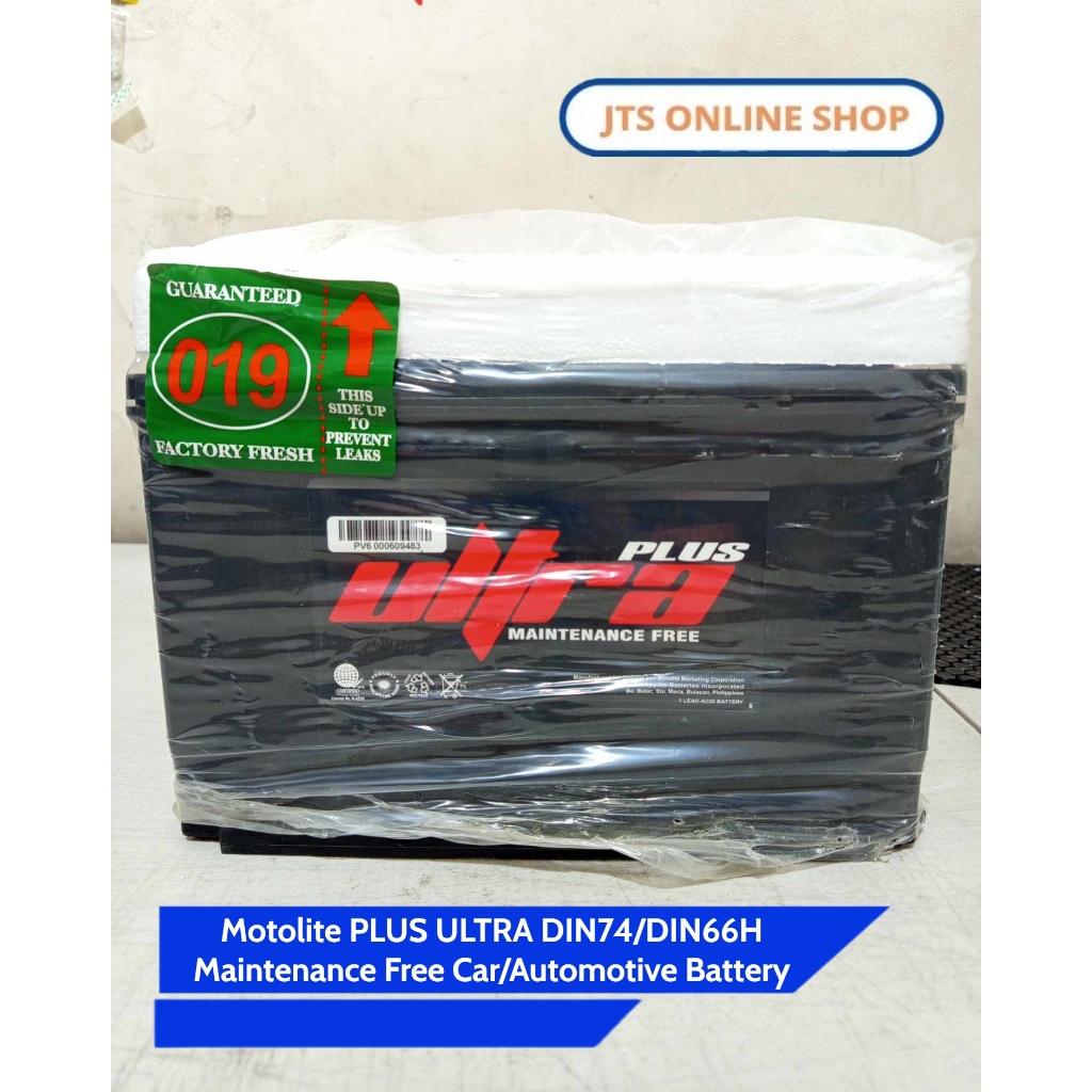 Motolite PLUS ULTRA DIN74/DIN66H Maintenance Free Car/Automotive ...