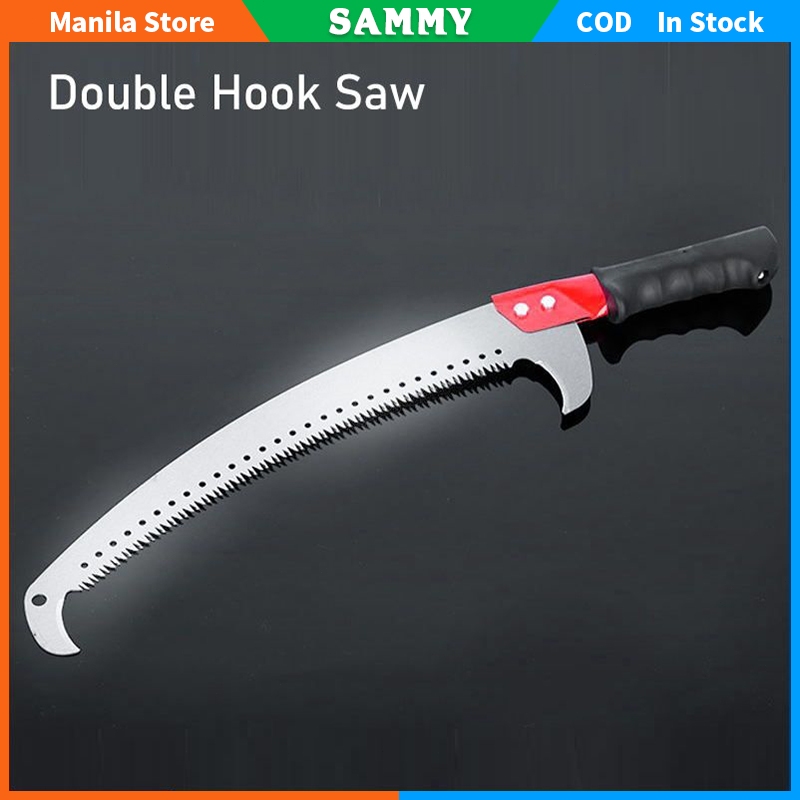 Double Hook Woodworking Hacksaw Rugged Strength Manual Pole Cutter ...