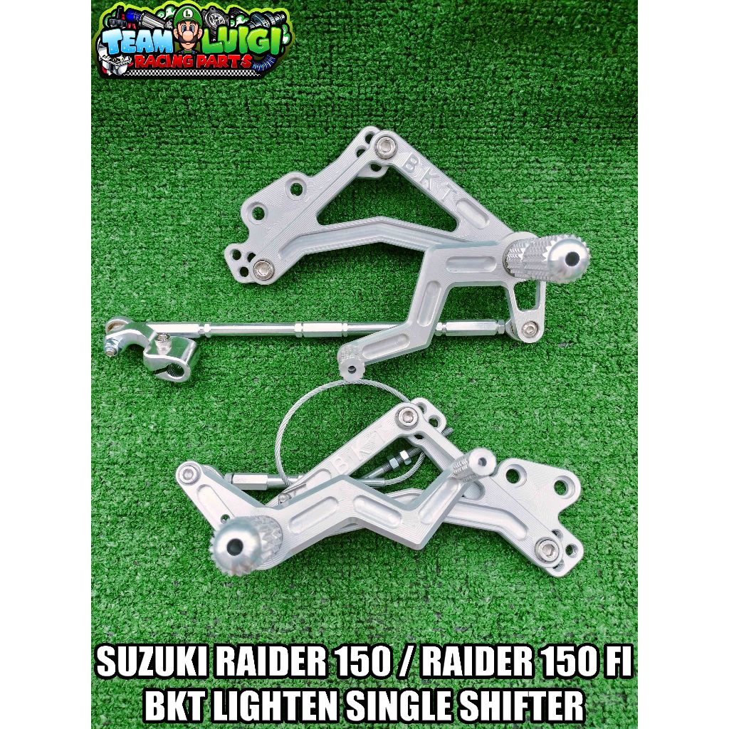 BKT SUZUKI RAIDER 150 / RAIDER 150 FI CNC LIGHTEN SINGLE SHIFTER 100% ...