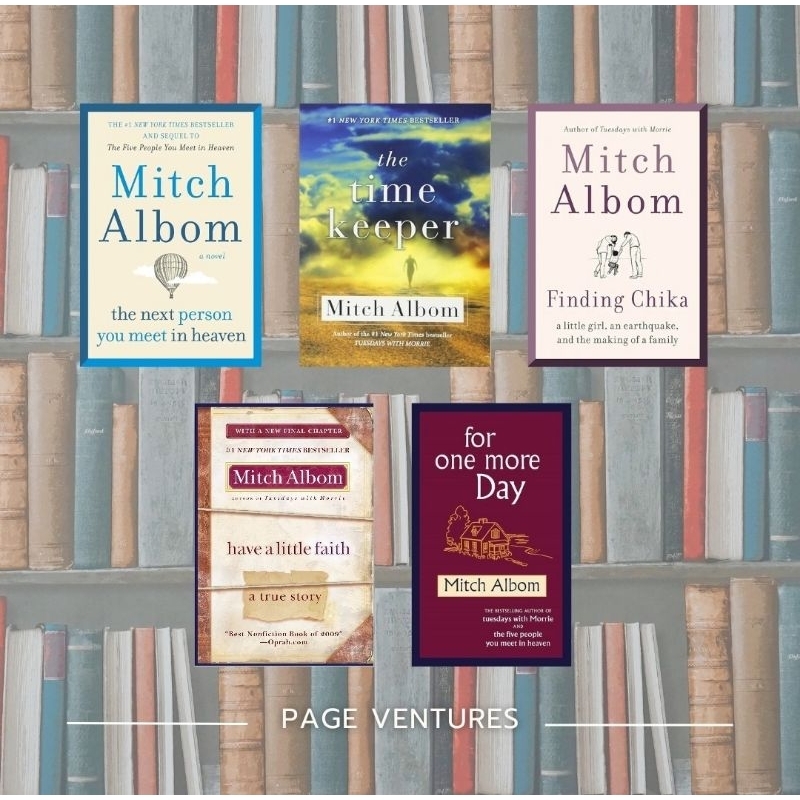 Mitch Albom 5 books collection set (paperback) | Shopee Philippines