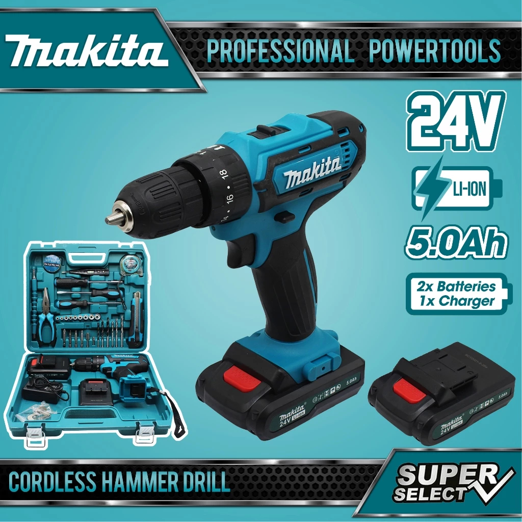 Makita DF331D 24V Cordless Hammer Drill | Shopee Philippines
