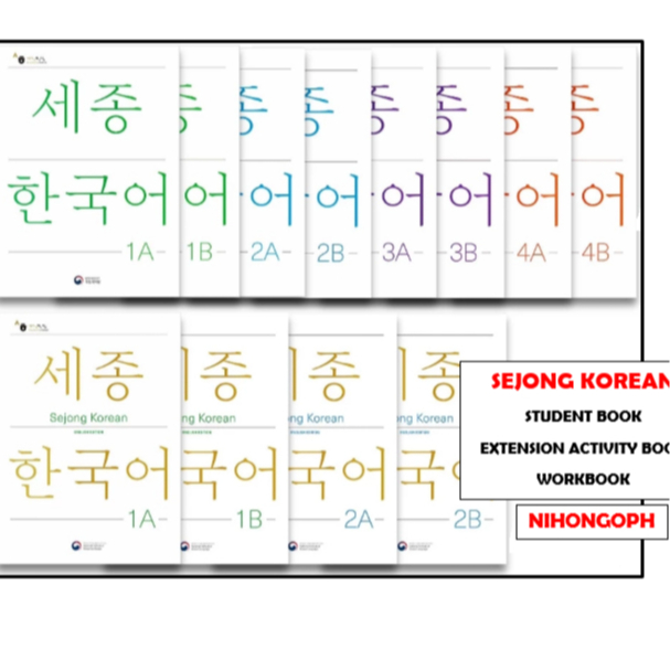 SEJONG KOREAN - STUDENT BOOK | WORKBOOK AND EXTENSION ACTIVITY WORKBOOK ...