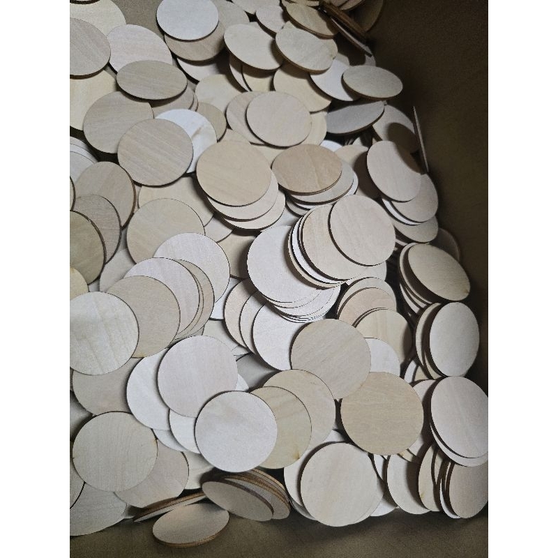 58mm Round Basswood cuts 3 and 6mm | Shopee Philippines