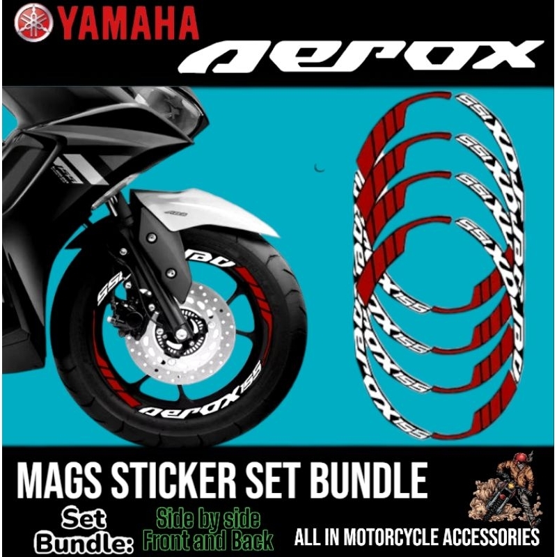 Yamaha Aerox Mags Sticker Accessories / Aerox Mags Sticker | Shopee ...