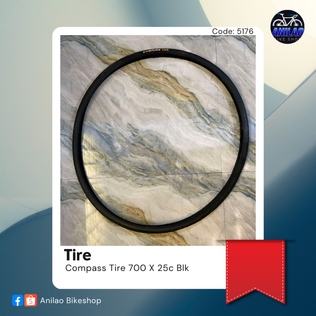 Compass Tire 700 X 25c Blk | Shopee Philippines