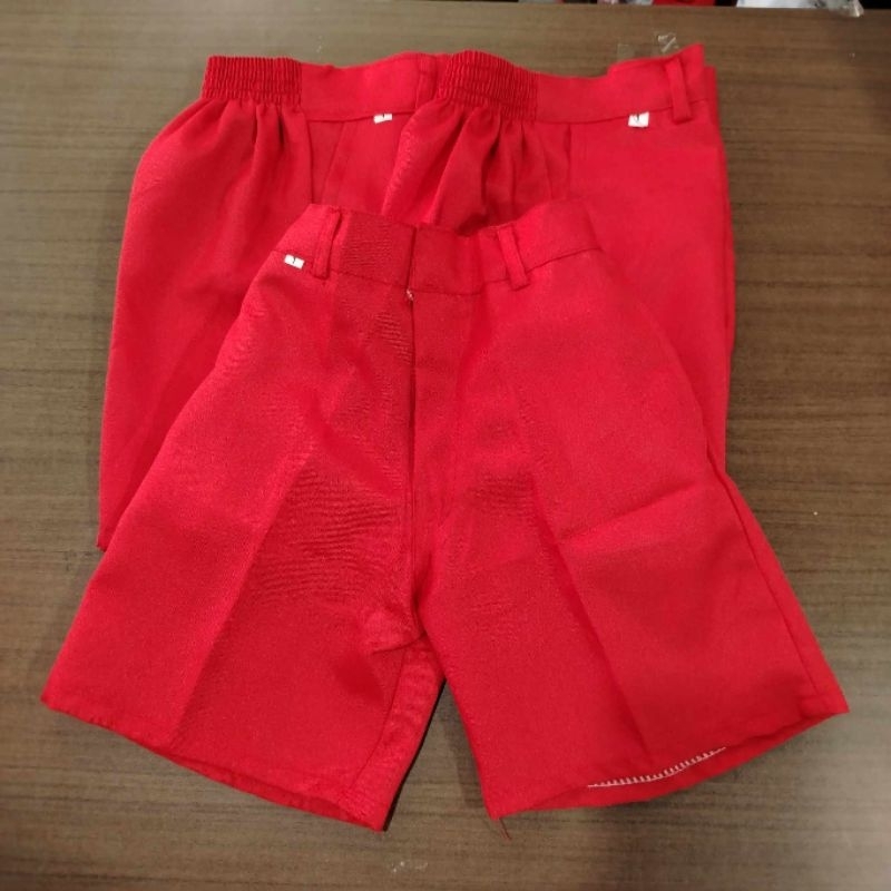 RED SHORT SCHOOL UNIFORM/ GARTERIZE STYLE/ KATRINA/ HOOD QUALITY/ KIDS ...