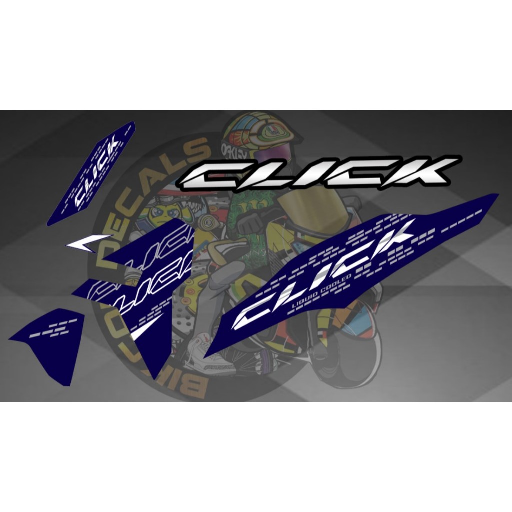 HONDA CLICK V3 STRIP DECALS 446JAPAN CONCEPT BIKCOL DECALS | Shopee ...