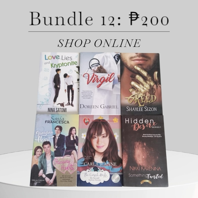 Bundle 12: assorted pocketbooks bundle | Shopee Philippines