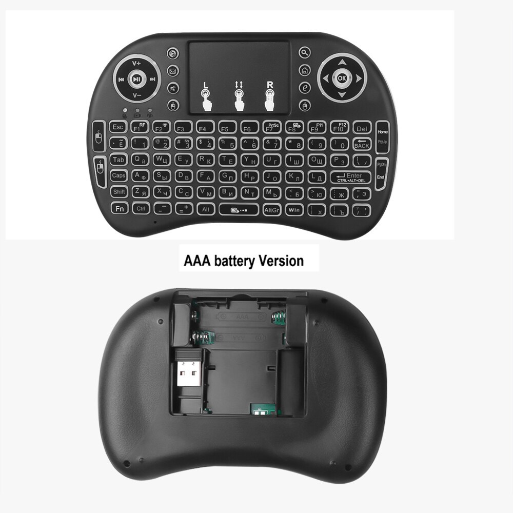 Wireless Keyboard i8 2.4GHz Air Mouse Handheld Touchpad Remote Control ...
