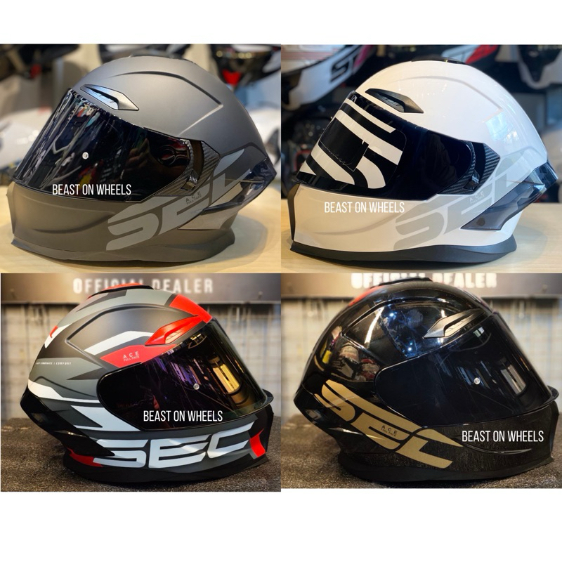 ORIGINAL SEC Ace, Ace Sports, Hero Full face Helmet | Shopee Philippines