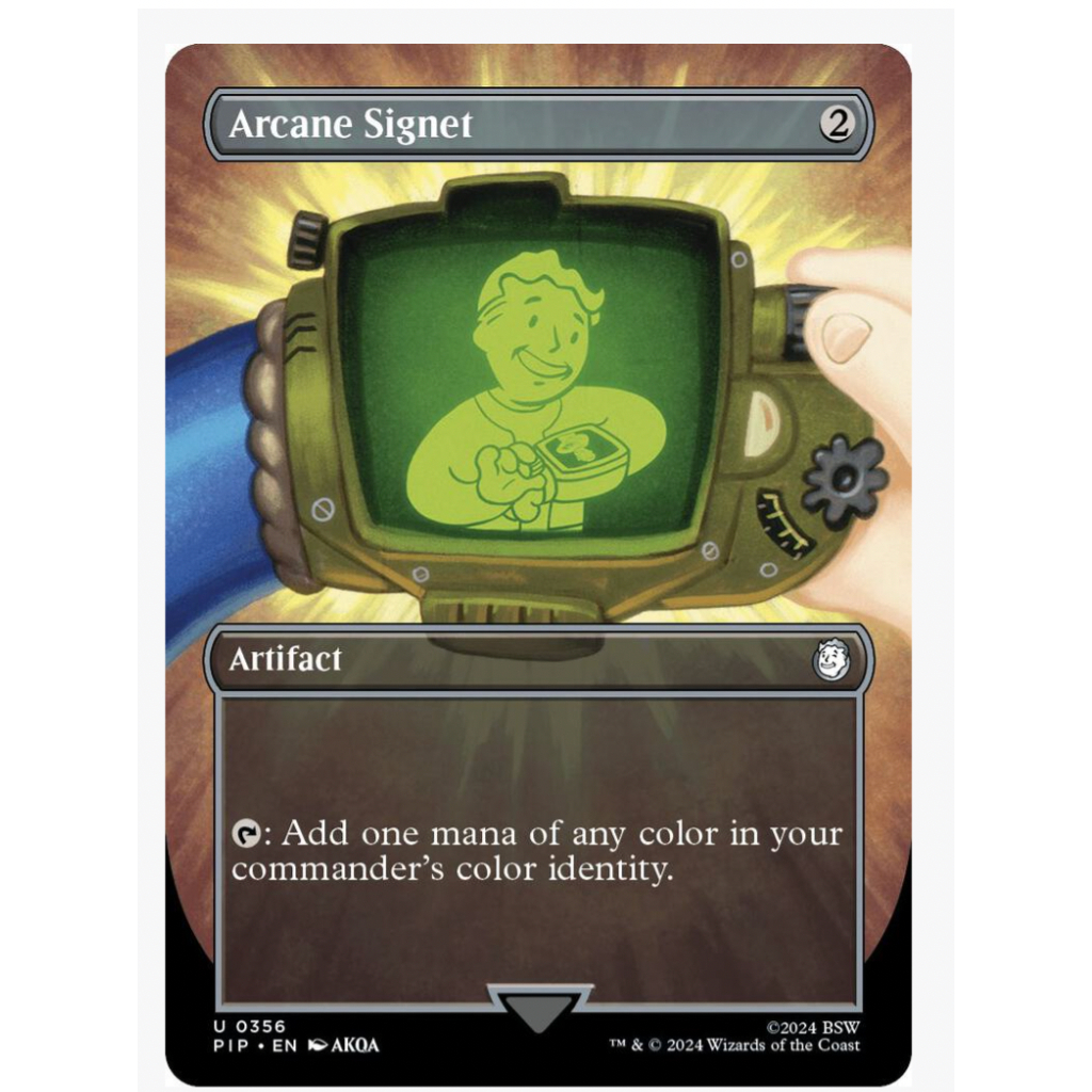 Arcane Signet (Borderless) - Universes Beyond: Fallout (PIP) | Shopee ...