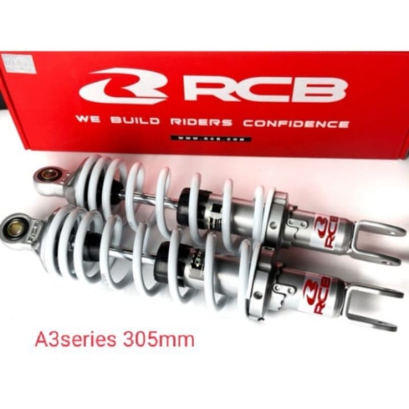 NEW RCB A3 SERIES DUAL SHOCK 305MM FOR AEROX V1,V2/ NMAX V2 (plug& play ...