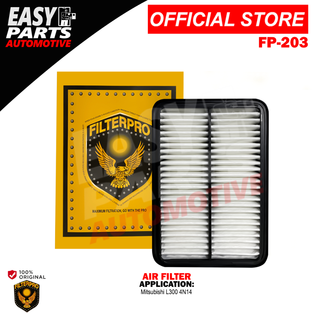FilterPro Air Filter Mitsubishi New L300 4N14 Euro 4 FP-203 | Shopee ...