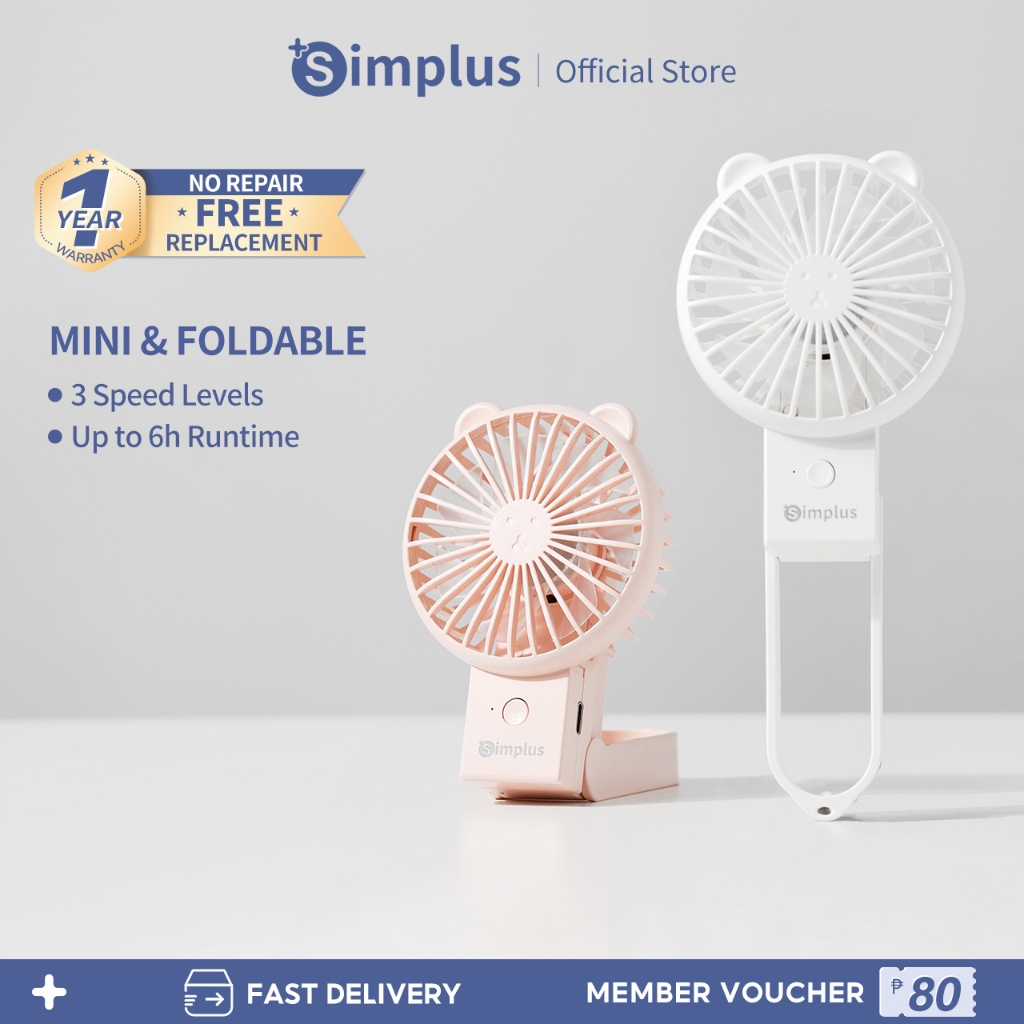 Simplus Handheld Fan 3 Adjustable Speeds Mini Fan DFSH015 | Shopee ...