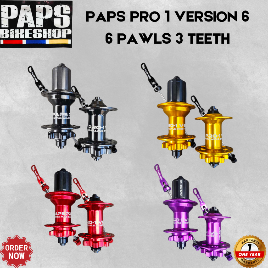 PAPS PRO 1 VERSION 6 (SET)or (REAR ONLY)OR (FRONT ONLY) 6 PAWLS 3 TEETH ...