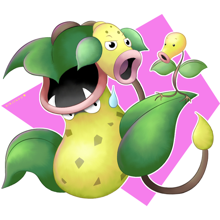 Bellsprout, Weepinbell & Victreebel Pokemon Cards TCG ( 1st Gen Pokemon ...