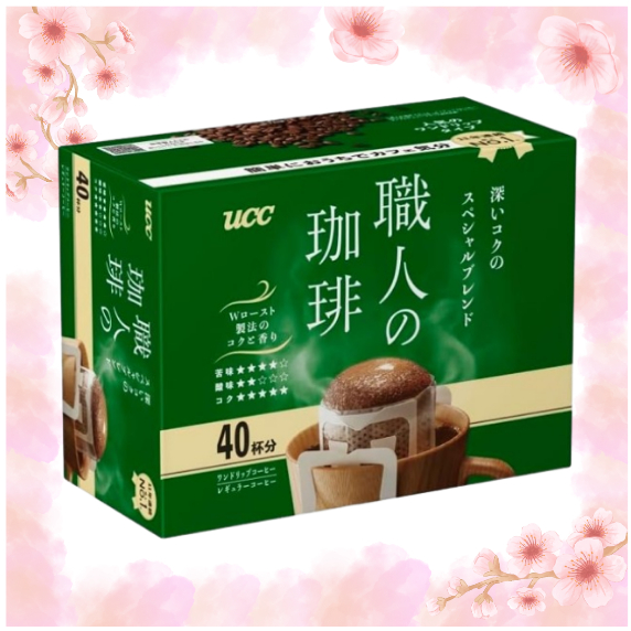 [In stock] UCC , Craftsman's Coffee , drip bag coffee , deep rich special blend , 40 cups[Direct ...