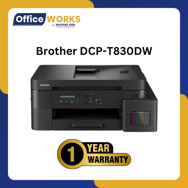 Brother DCP-T830DW All In One Ink Tank Printer | Automatic Duplex ...
