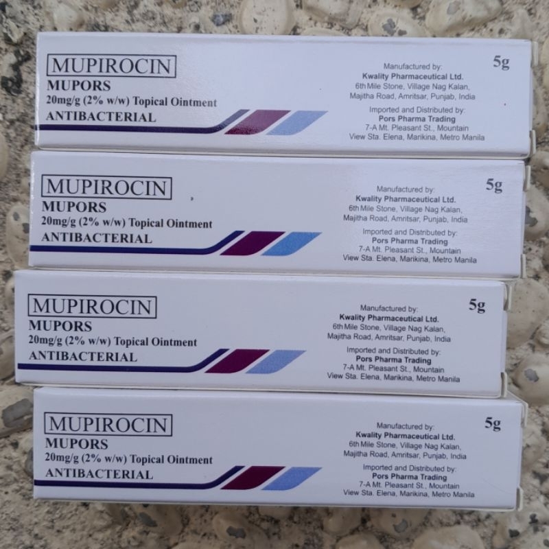 Mupirocin MUPORS Topical Ointment 5g | Shopee Philippines