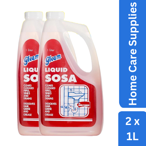 Gleam Liquid Sosa 1L by 2s | Shopee Philippines